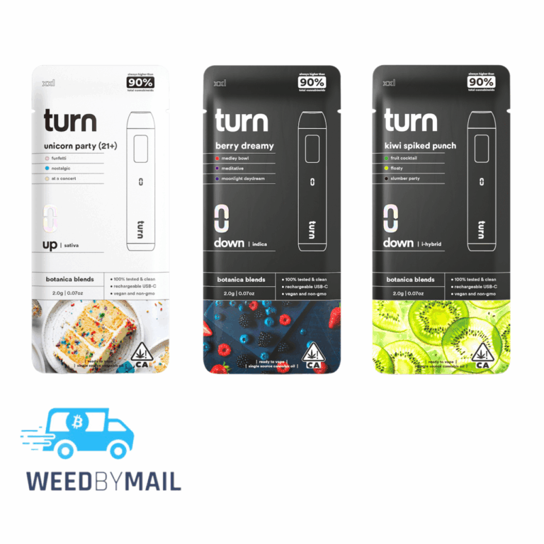 Turn - 2G Disposable Pen (7 Options) | Weed By Mail