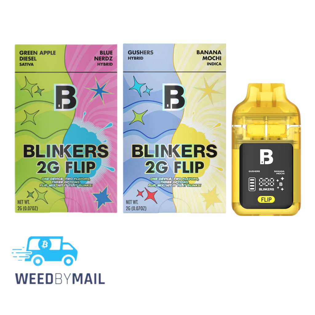 Blinkers Flip - 2G Dual Chamber Disposable Pen (5 Options) | Weed By Mail