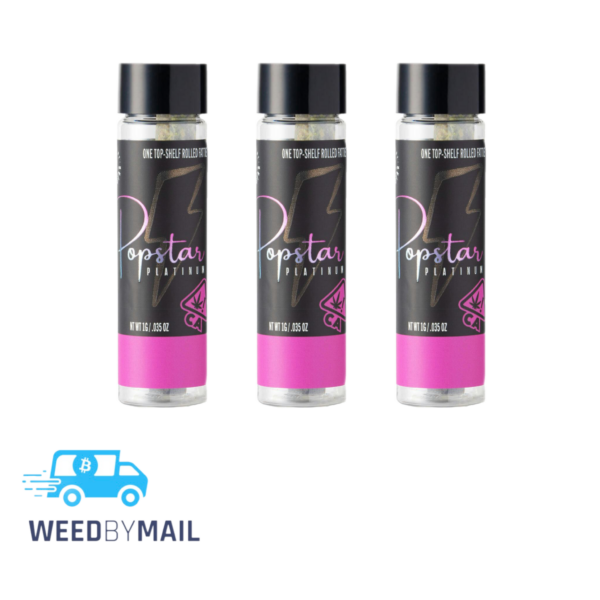 Popstar Platinum - 1G Top Shelf Rolled Fattie Pre-Roll (3 Options ...